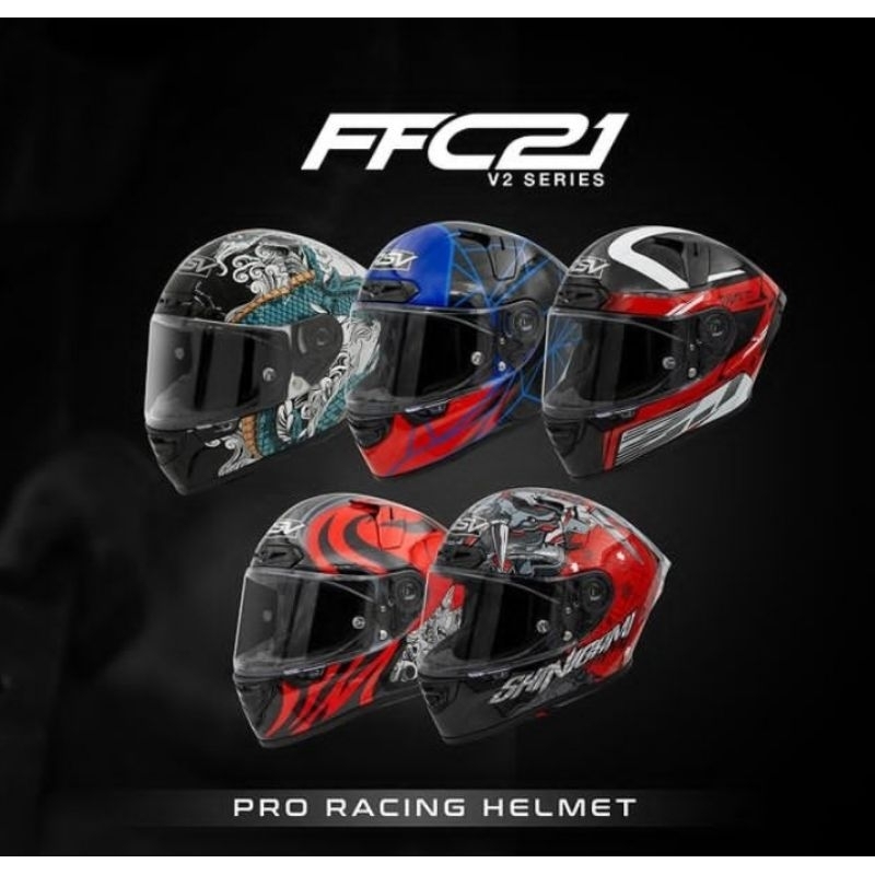 Jual HELM RSV FFC21 MOTIF & SOLID | Shopee Indonesia