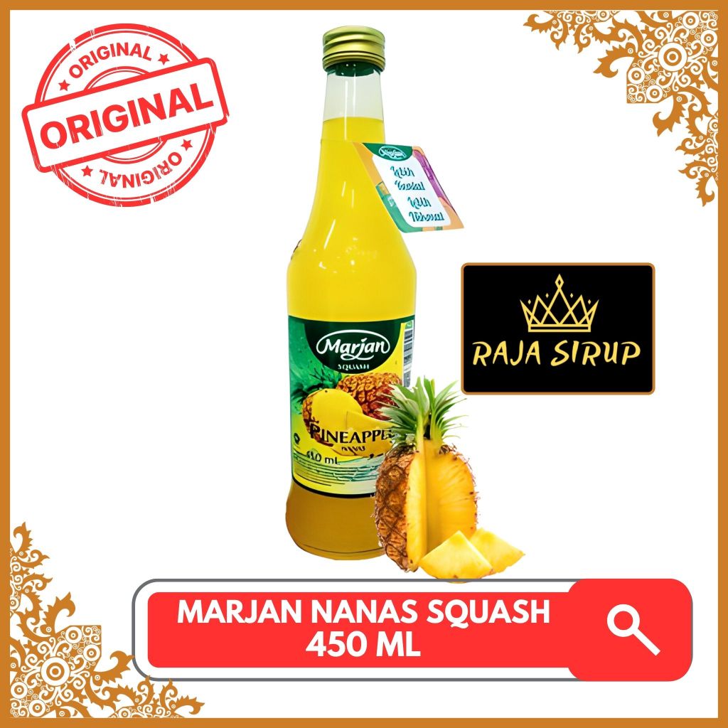 Jual Sirup Marjan Nanas Squash 425ml | Shopee Indonesia