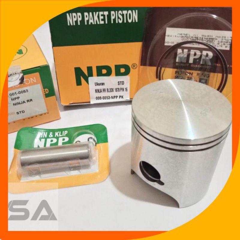 Jual PISTON KIT NPP KAWASAKI NINJA RR ZX 150 BLOK 1878 PIN 16 OV STD ...