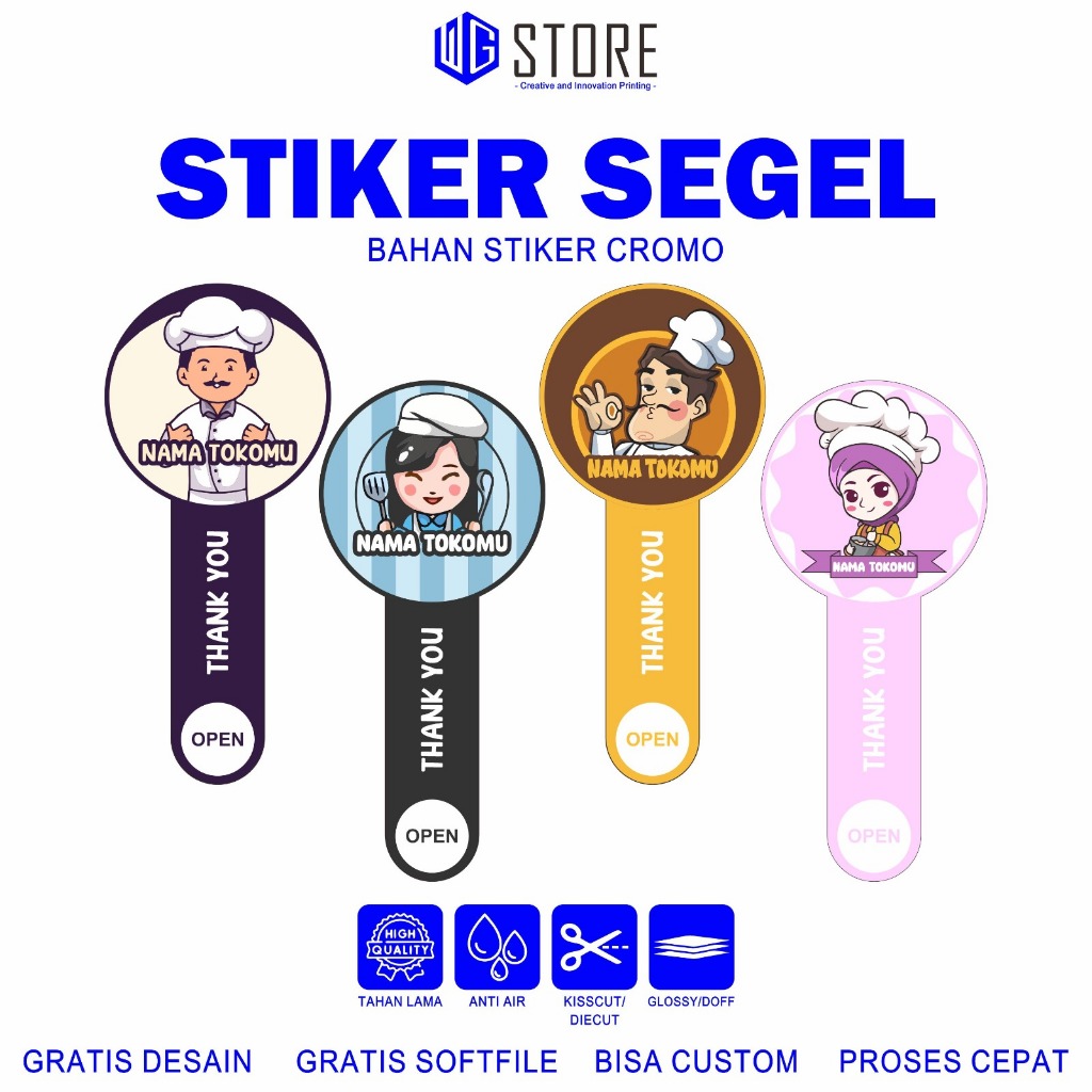Jual Sticker Segel Botol dan Toples / Stiker Custom Murah / Segel ...
