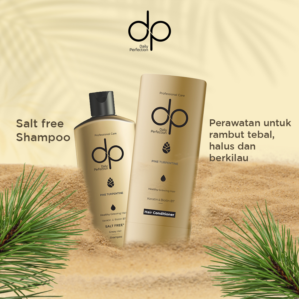 Jual [BUNDLE] DP Daily Perfection Shampoo Pine Turpentine Healthy ...