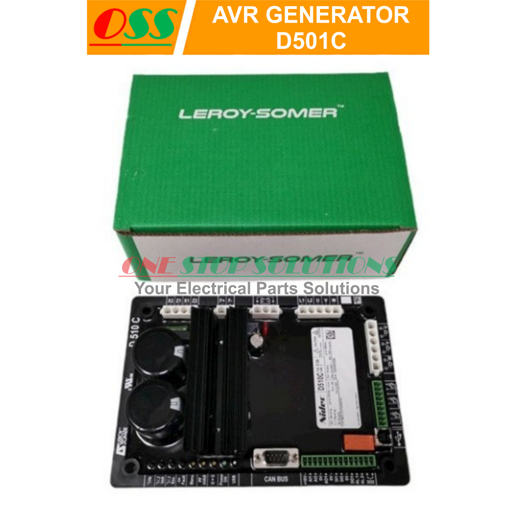 Jual AVR GENERATOR D501C GENUINE ORI ASLI LEROY SOMER DIGITAL AVR D ...