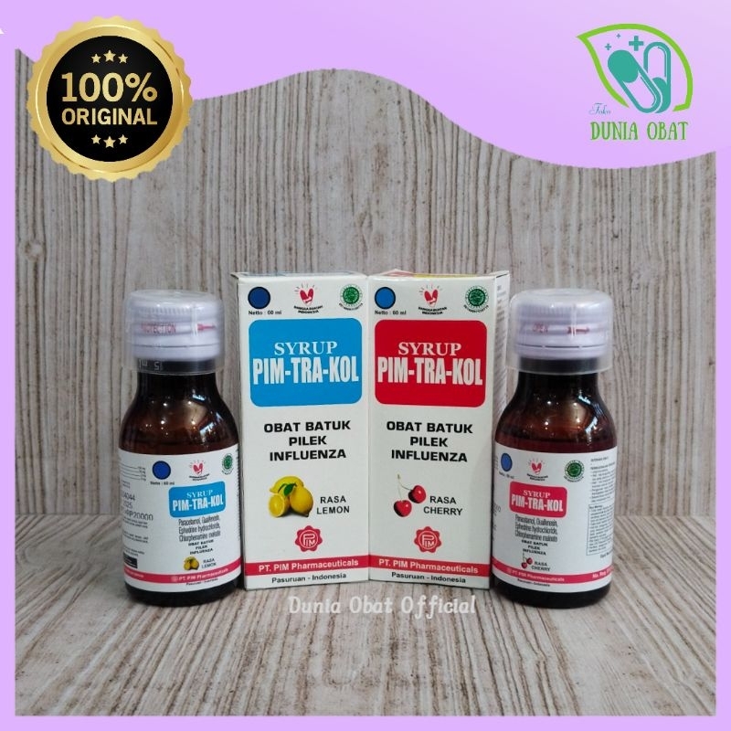 Jual [60 ml] Pim-tra-kol syrup | pimtrakol lemon biru | pimtrakol ...