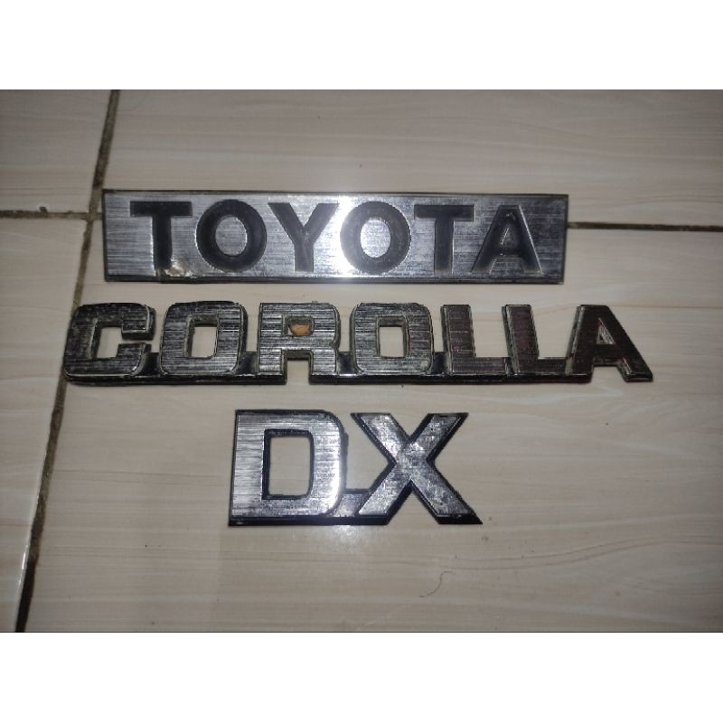 Jual Emblem Original Toyota Corolla DX | Shopee Indonesia