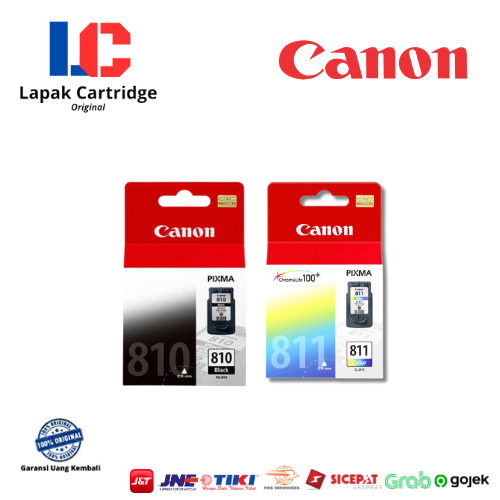 Jual Tinta Cartridge Canon 810 Black & 811 Colors Original | Shopee ...