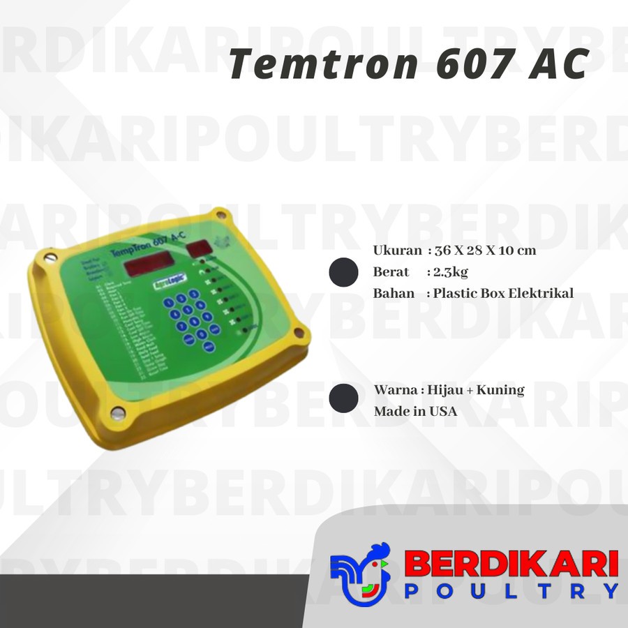 Jual Temtron 607 AC/Alat Pengontrol Suhu Kandang Closed House ...