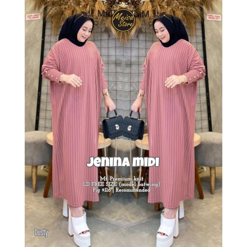 Jual mariska midi//jenina midi by meisa store | Shopee Indonesia