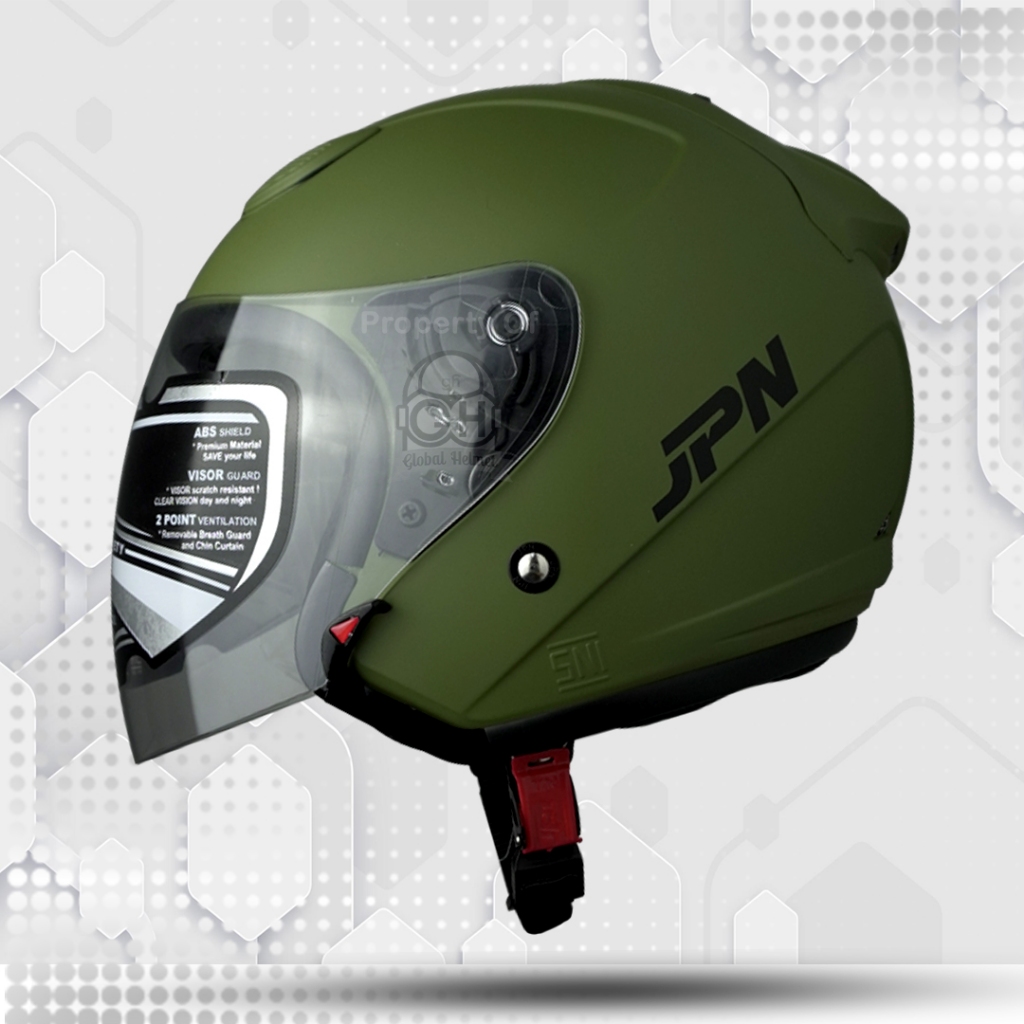 Jual HELM MOTOR HALF FACE STANDAR JPN GALAXY ORIGINAL SNI DEWASA HELM ...