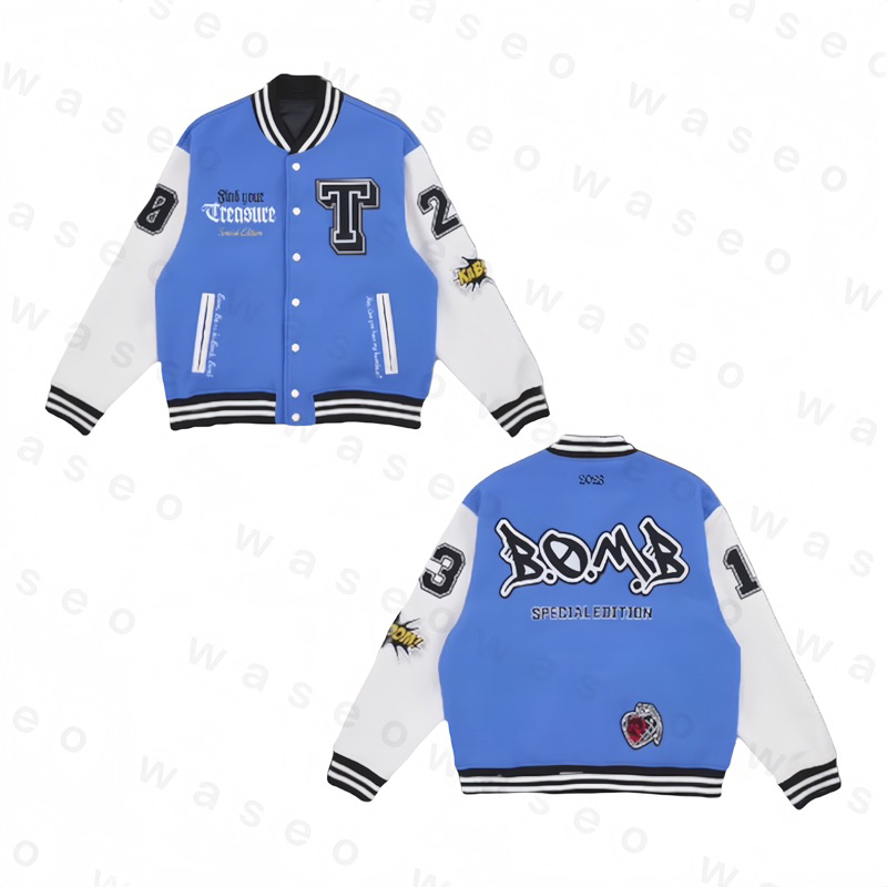 Jual Jaket Varsity TREASURE BOMB (KABOOM VER.) Unofficial | Shopee ...