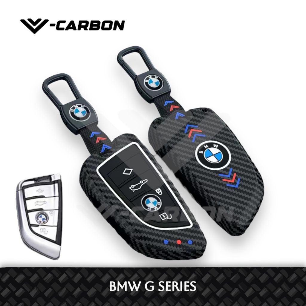 Jual V-Carbon ABS Key Cover Casing Kunci BMW G Series G20 / G30 / G80 ...