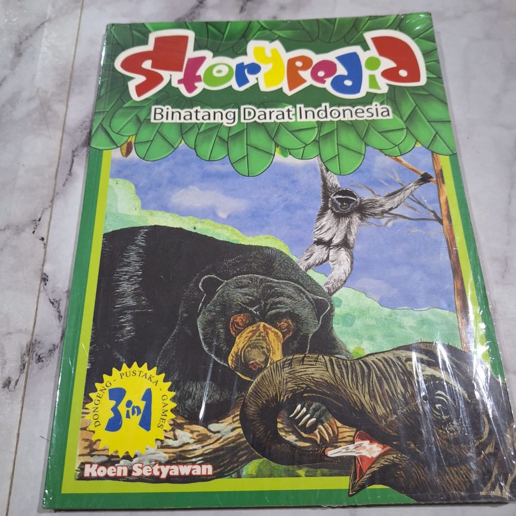 Jual storypedia binatang darat indonesia hard cover Buku aktivitas ...