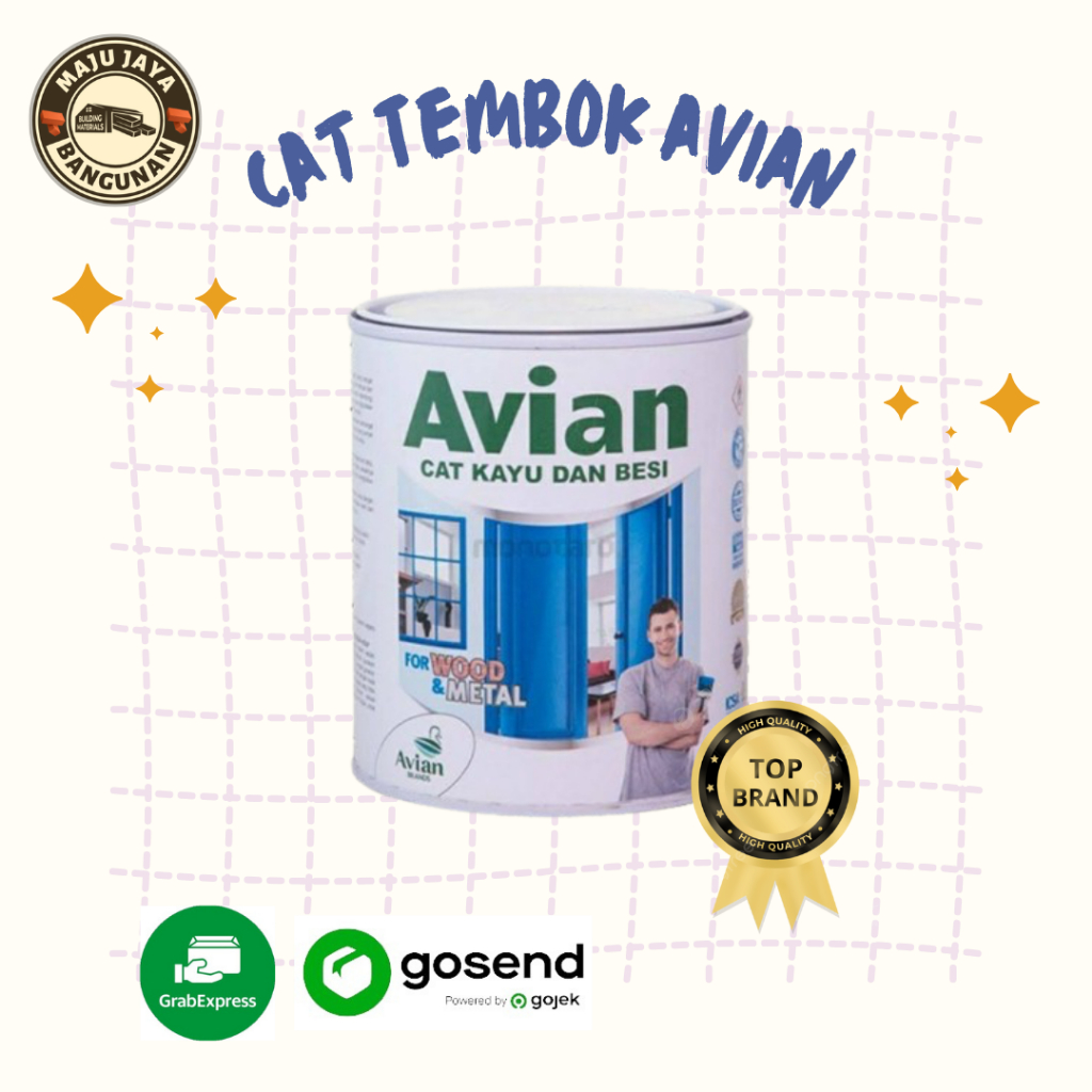 Jual Cat Avian Kayu dan Besi Avian Cat Kayu Besi Kemasan Ukuran 1 kg ...