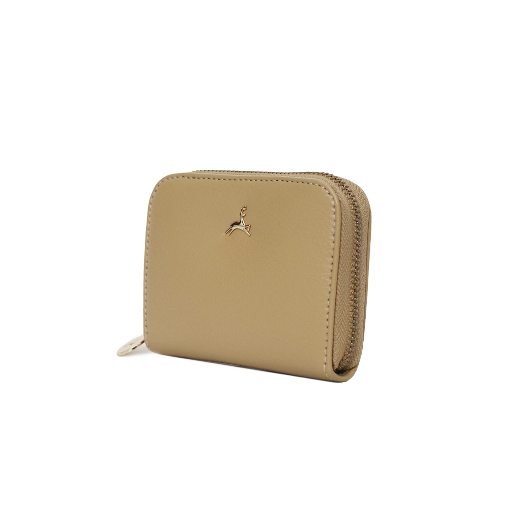 Jual POVILO AKORDIA WALLET BEIGE | Shopee Indonesia