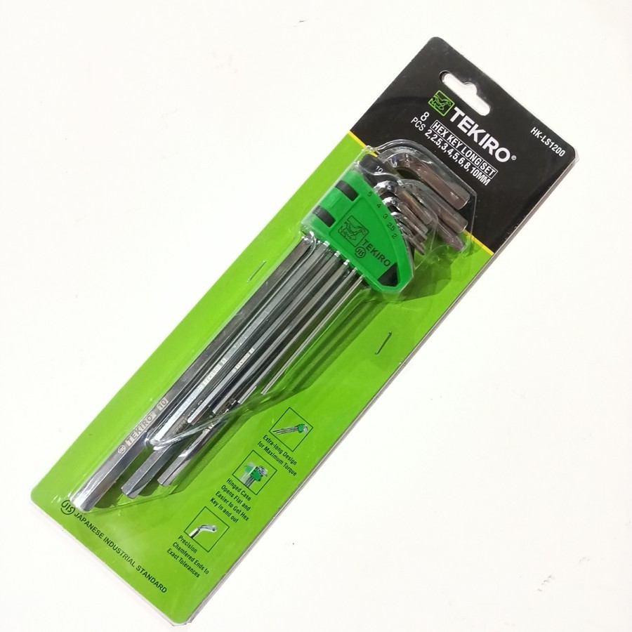 Jual Kunci L set milli 8Pcs panjang tekiro/ Hex key Long tekiro ...