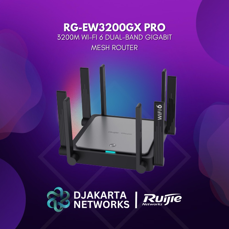 Jual Ruijie Reyee RG-EW3200GX PRO Wi-Fi 6 3200M Dual Band Gigabit ...