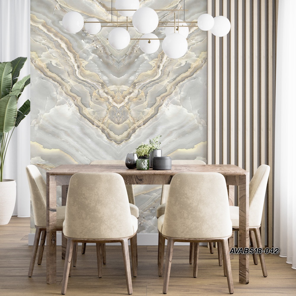 Jual Wallpaper Dinding Custom | Wallpaper Dinding Ruang Makan ...