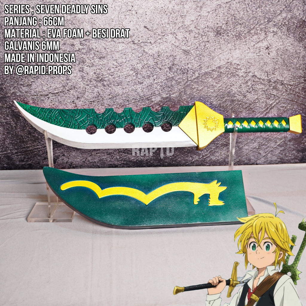 Jual Lostvayne Meliodas Nanatsu no Taizai For Cosplay Prop | Shopee ...