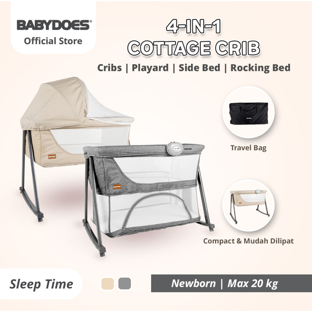 Jual Baby Box BabyDoes CH - ZK 1692 SN 4 in 1 Cottage Crib / Tempat ...