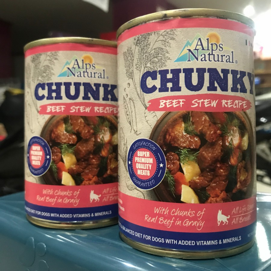 Jual Makanan Basah Anjing Alps Chunky Kaleng Beef 400gr - Wet Food Alps ...