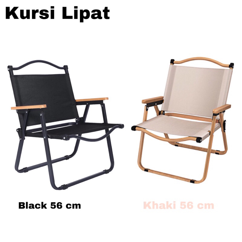 Jual Kursi Lipat Camping Piknik Portable Foldable Chair Oxford 600D 56 cm | Shopee Indonesia
