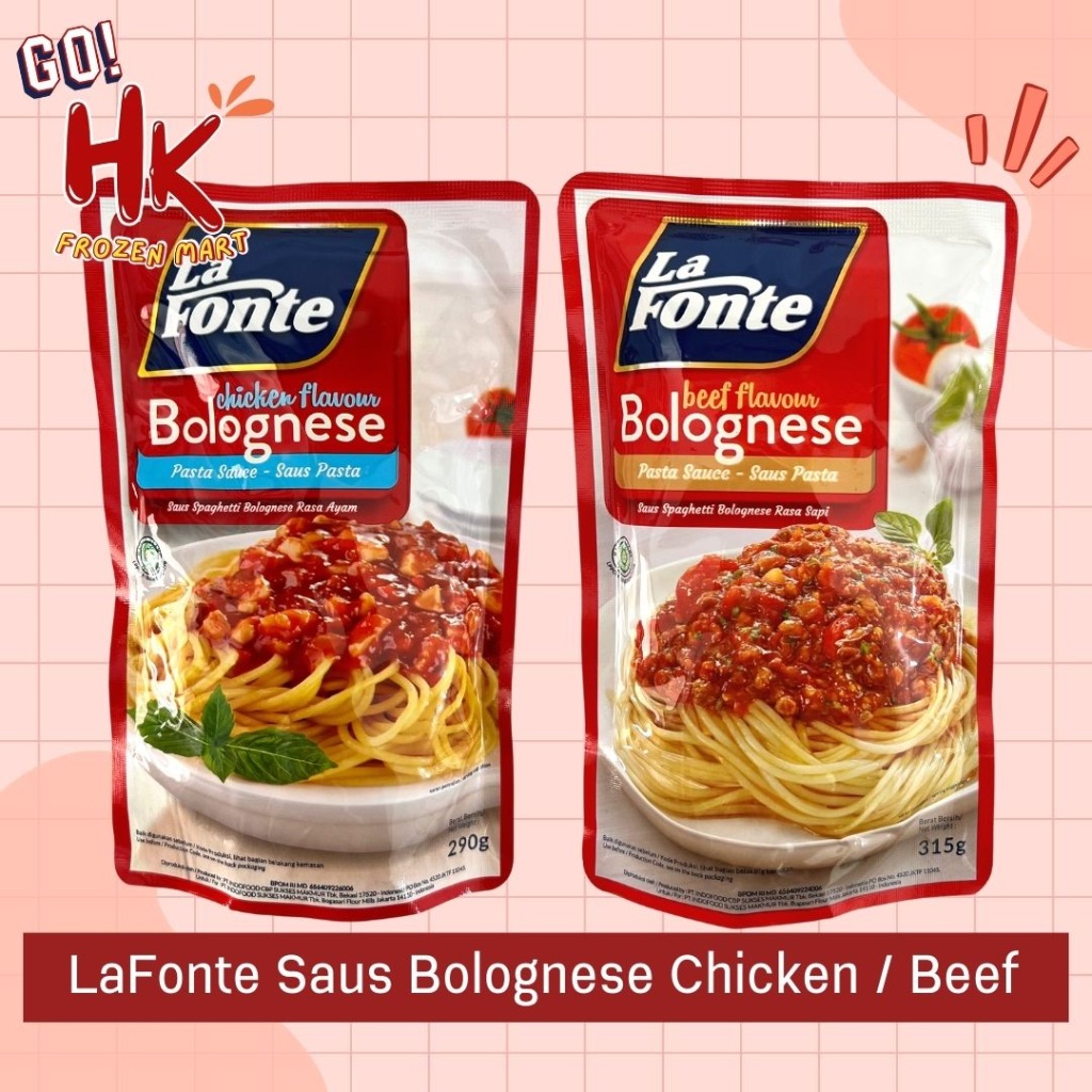 Jual La Fonte Saus Bolognese Beef & Chicken 315gr lafonte saos ...