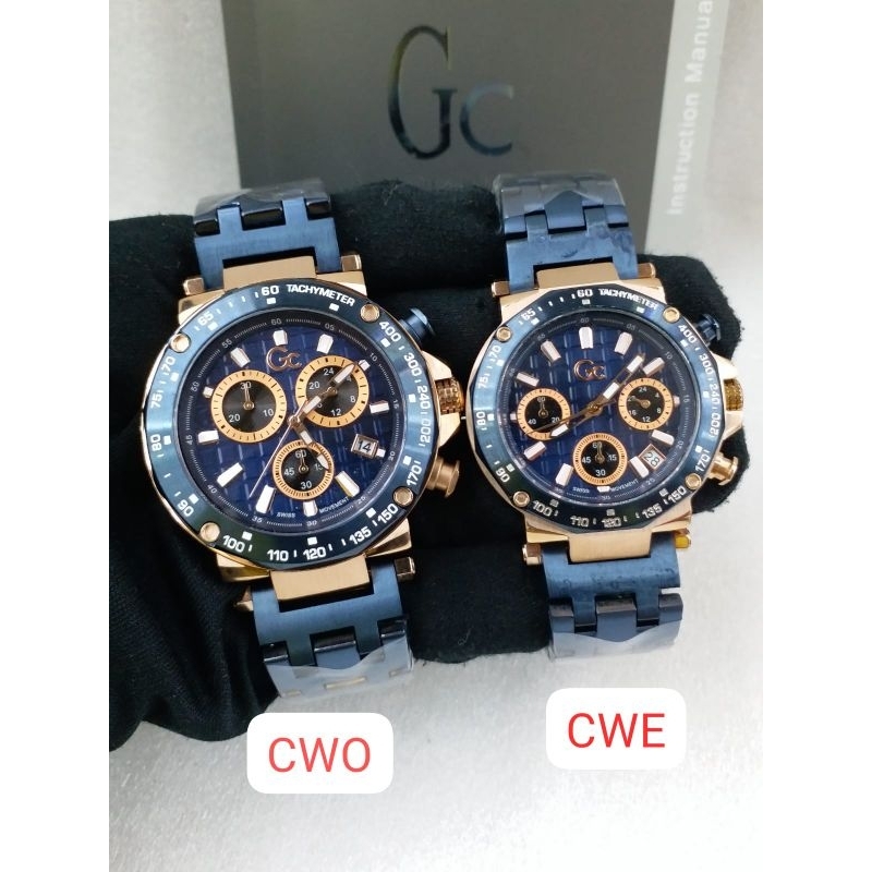 Jual Jam tangan couple GC Guess Collection Chrono Original BM | Shopee ...
