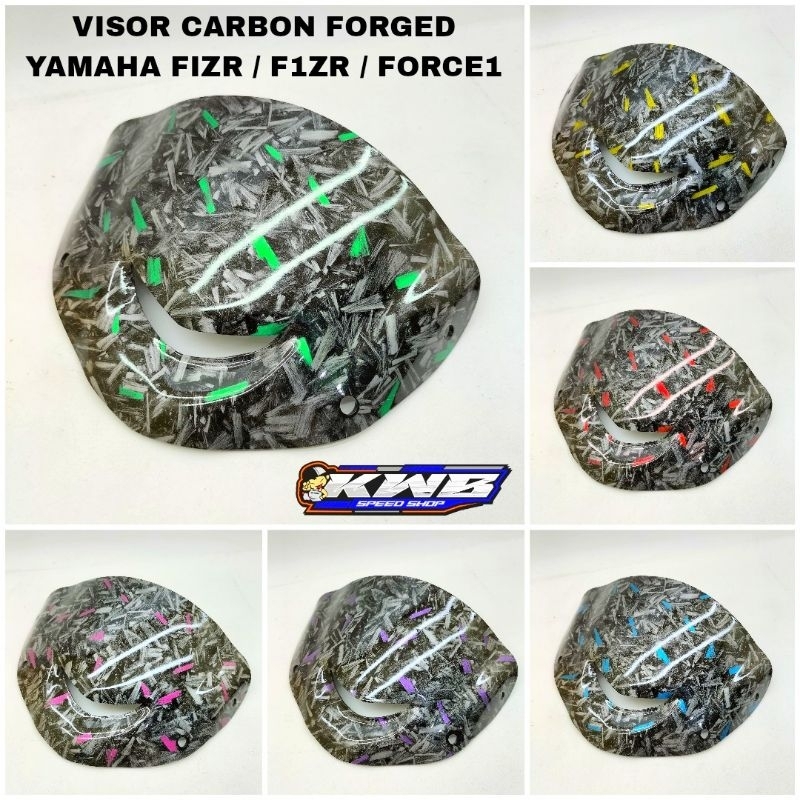 Jual Visor yamaha fiz r carbon forged visor f1zr force1 carbon forged ...