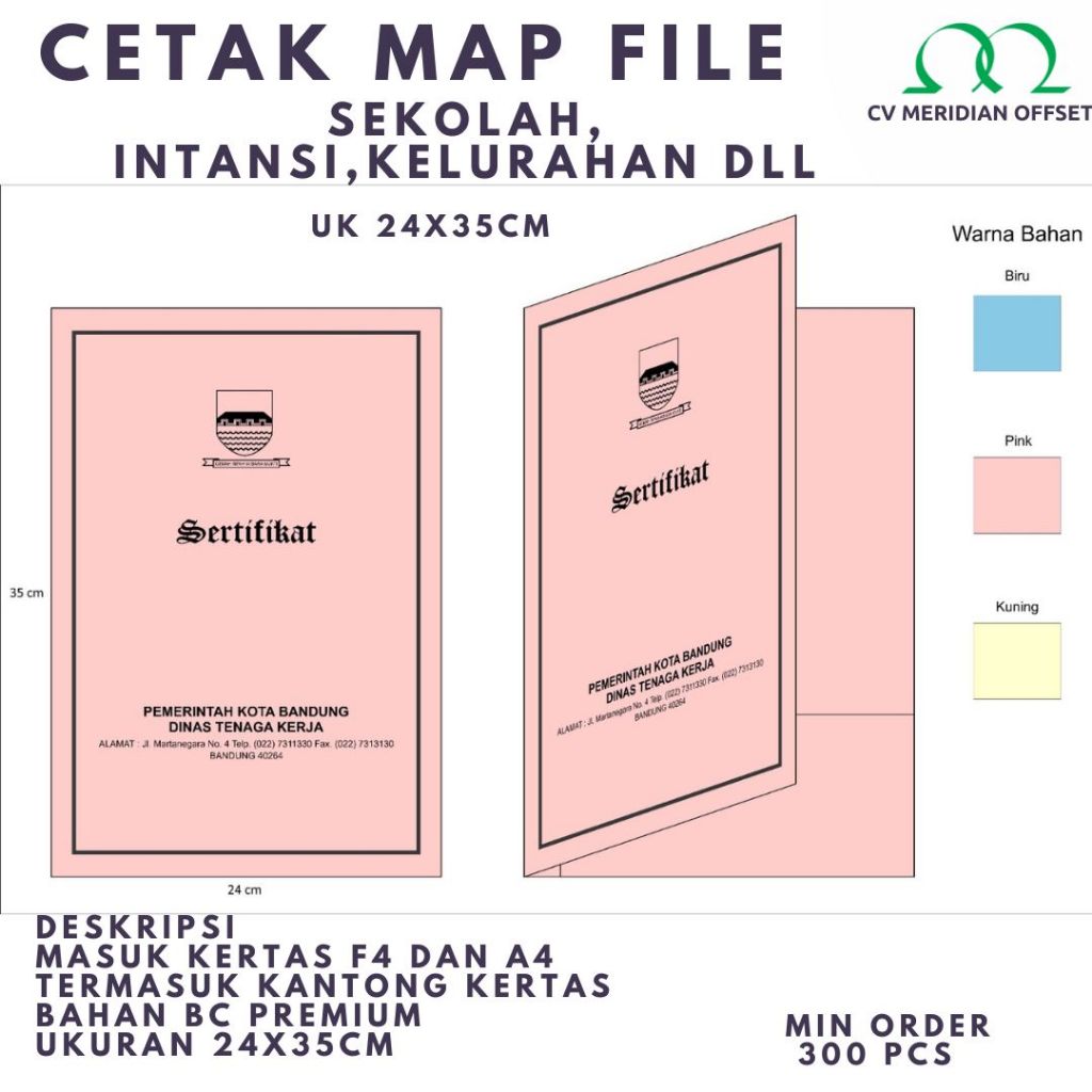 Jual Cetak Mapfile Print StopMap Cetak Map Folder Berwarna Untuk ...