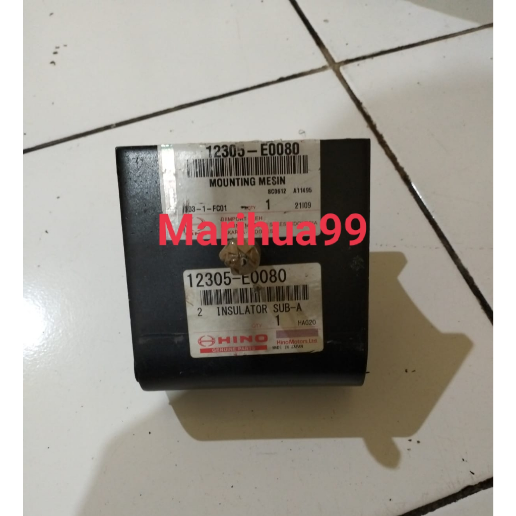 Jual Engine mounting karet bangku mesin hino bus RK8J/R260 12305-E0080 DPN | Shopee Indonesia