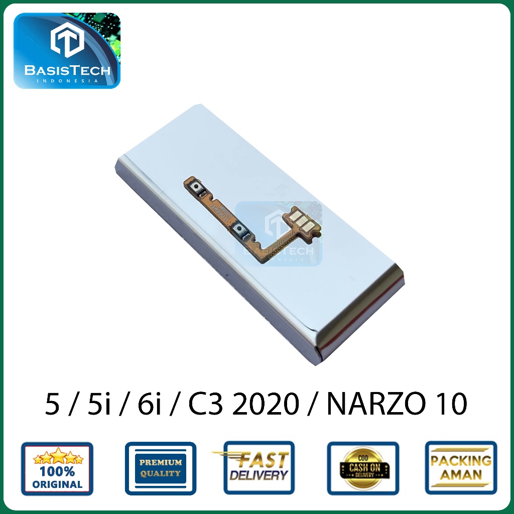 Jual FLEXIBLE VOLUME REALME 5 5i 6I C3 2020 NARZO 10 ORIGINAL QUALITY | Shopee Indonesia