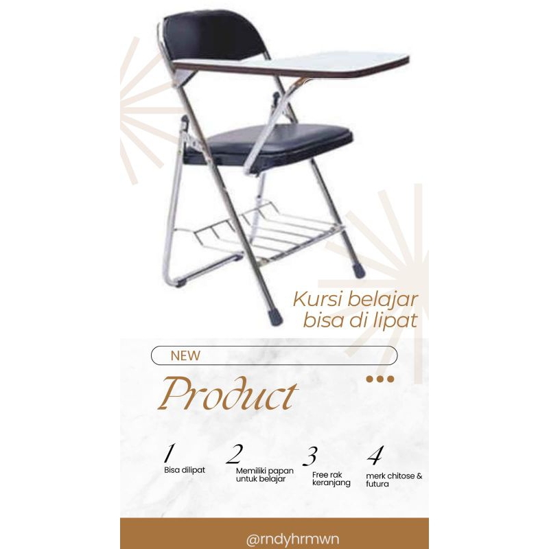 Jual kursi kuliah/belajar,kursi kampus,kursi belajar anak/dewasa merk ...