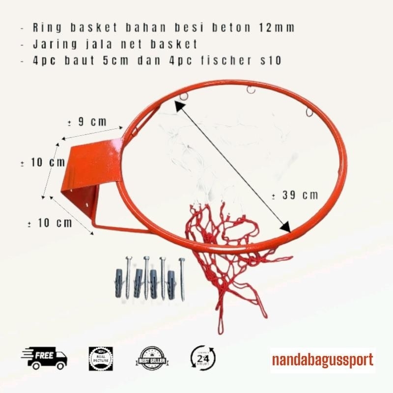 Jual RING BASKET BESI BAUT & JARING | Shopee Indonesia