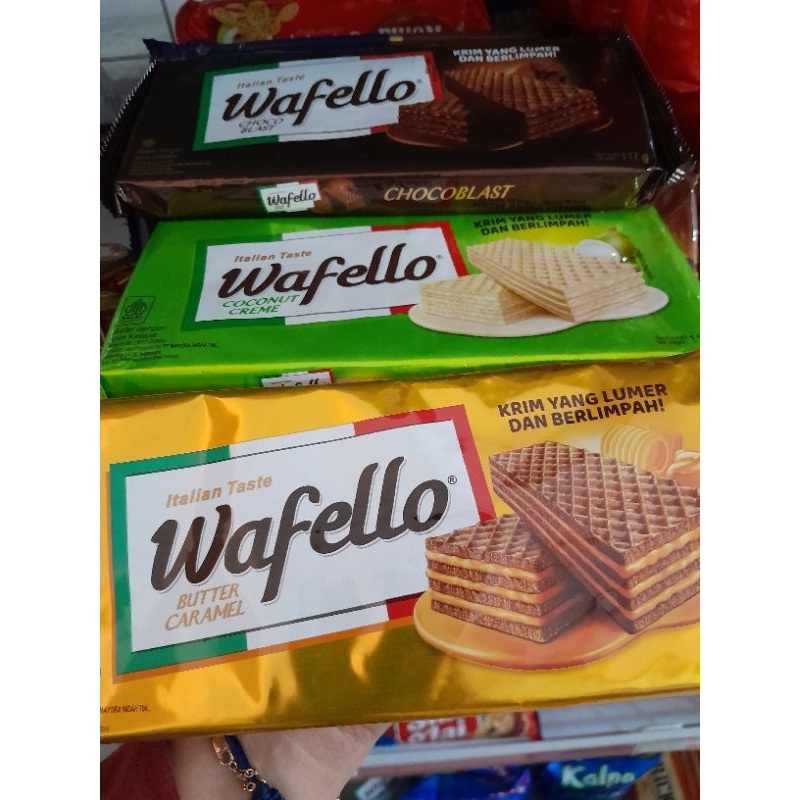 Jual Wafello wafer italian taste 114gram | Shopee Indonesia