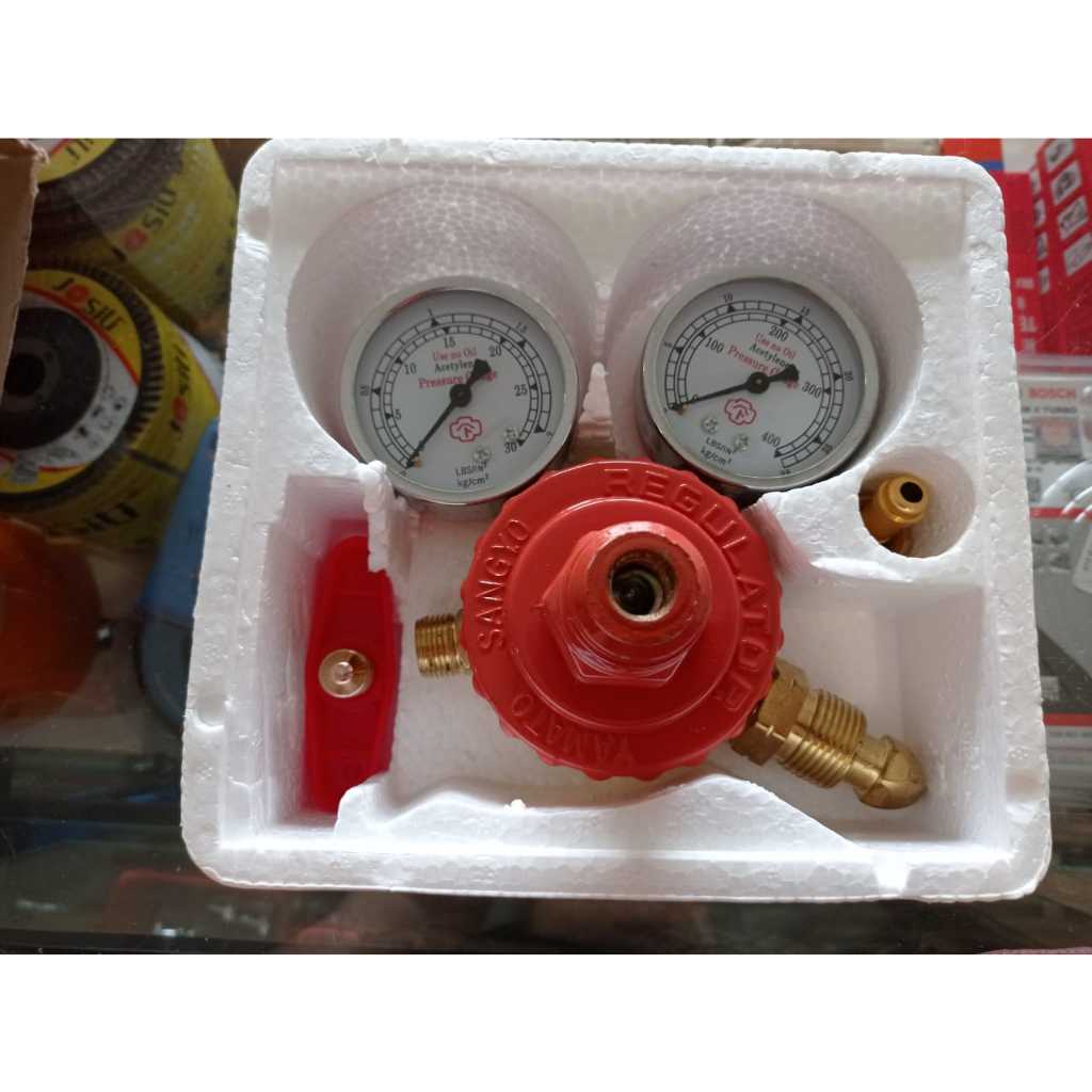 Jual Regulator Las Acetylene Welding Regulator Acetyline ACE MAX YAMATO ...