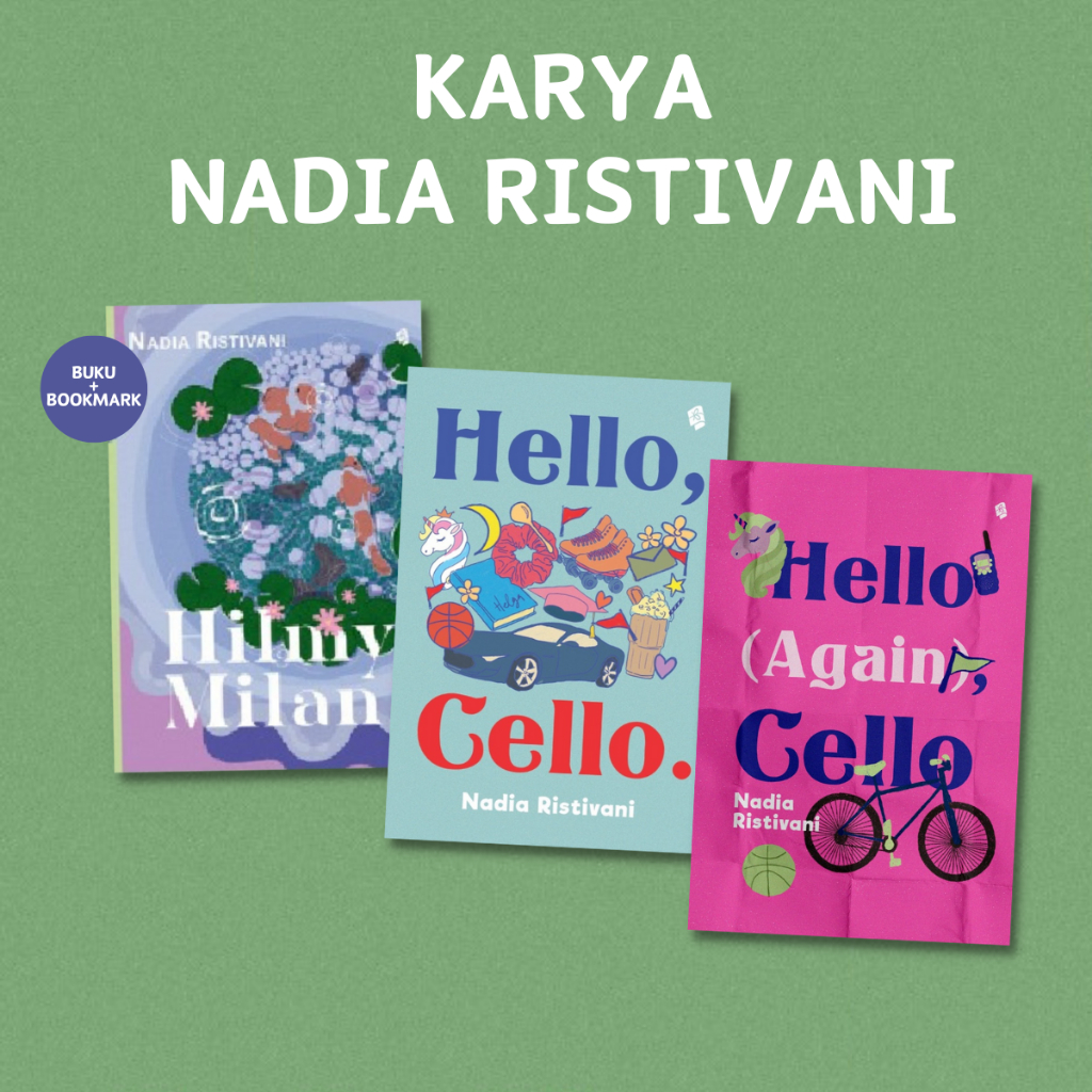 Jual Novel Hello (Again) Cello , Hilmy Milan & Hello Cello - Nadia ...