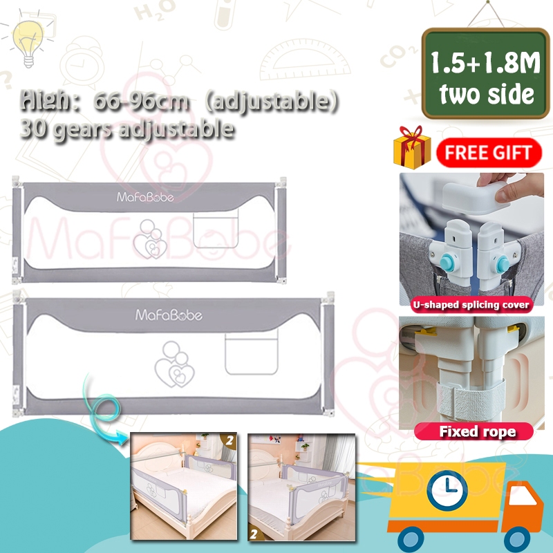 Jual Mafababe Tinggi 105CM Bedrail Baby Safe Pagar Kasur Pengaman Baby ...