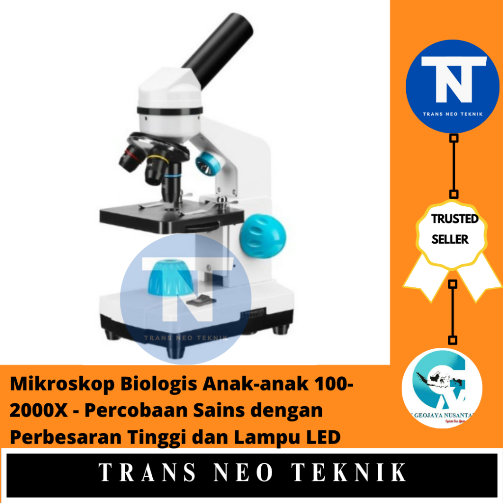 Jual Mikroskop Biologis Anak-anak 100-2000X - Percobaan Sains dengan ...