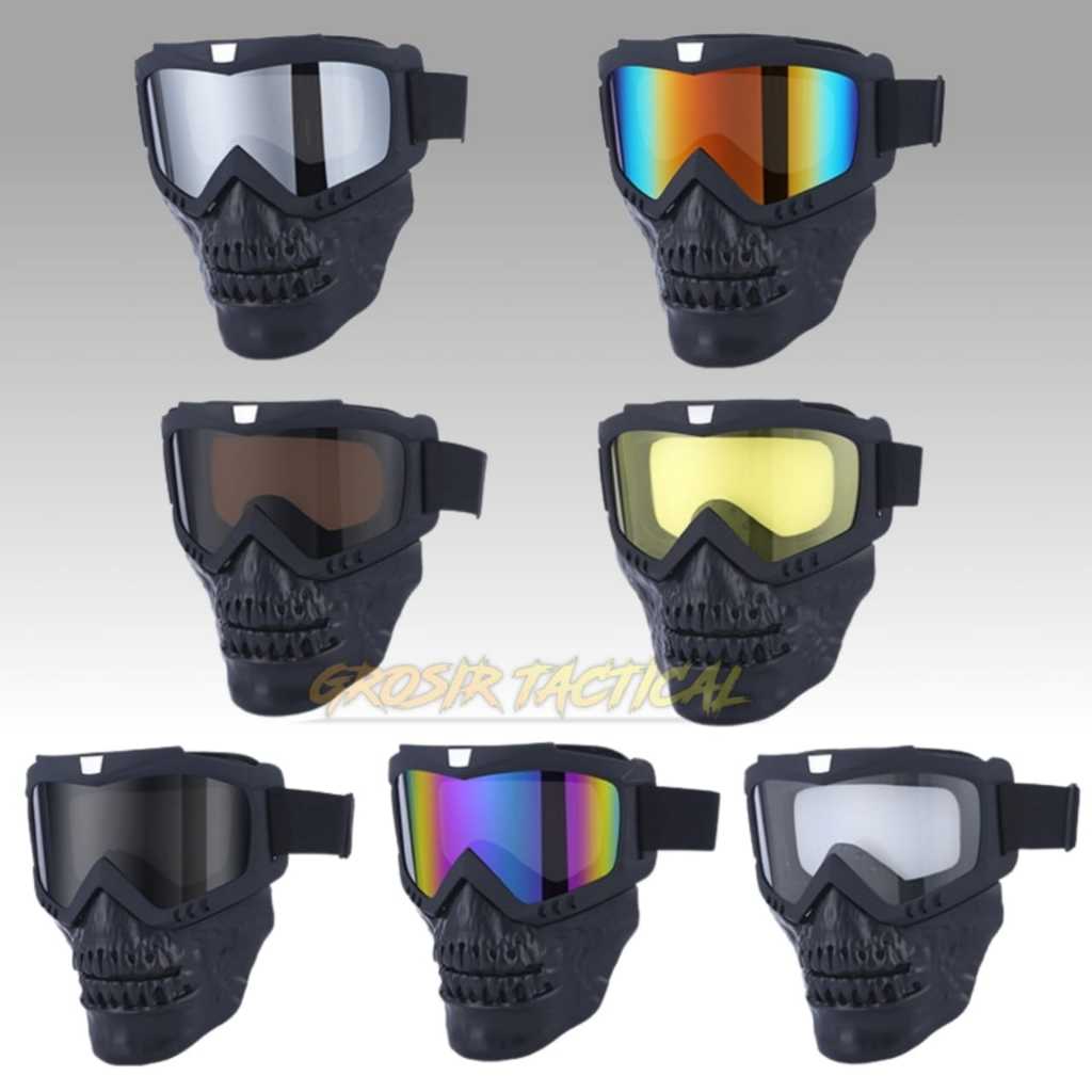 Jual Topeng Full Face tengkorak MA-9 topeng tengkorak import kekinian ...