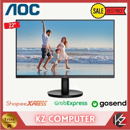 Jual AOC 22B3HM Monitor LED 22" VA 75Hz 1080p HDMI VESA Adaptive Sync ...