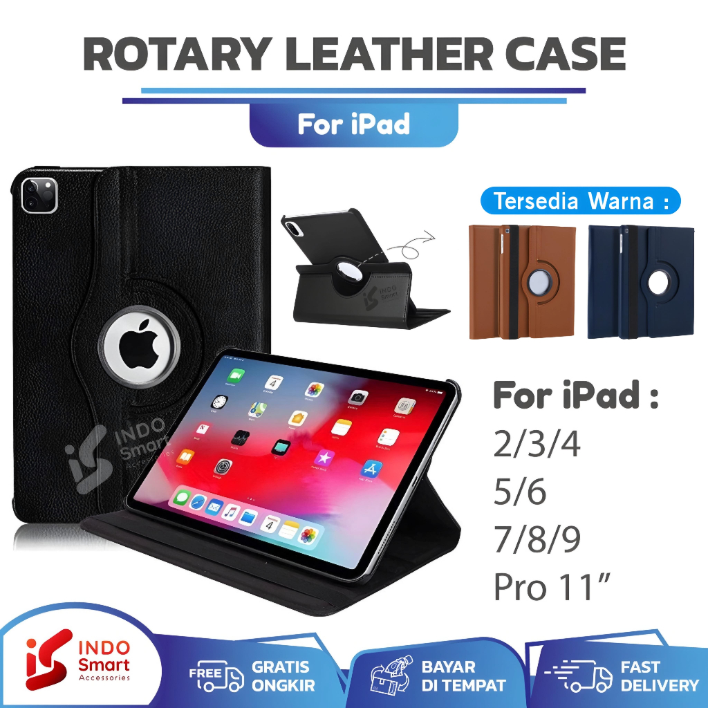 Jual iPad 2 3 4 5 6 7 8 9 Pro 11.0 Inch Pro 12.9 2020 2021 Rotary Flip ...