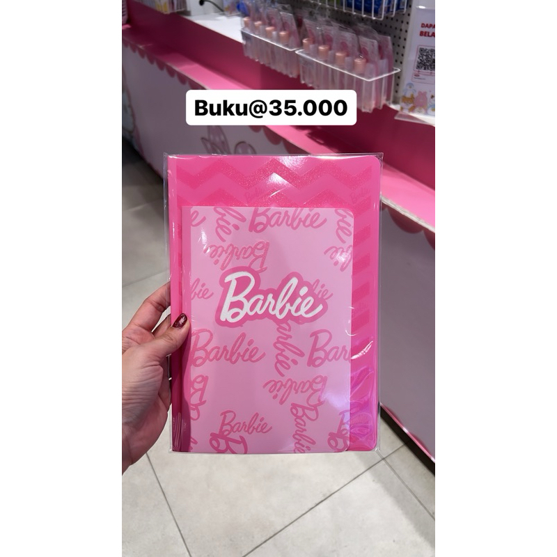 Jual Buku agenda Miniso Barbie | NoteBook Barbie Miniso X barbie ...