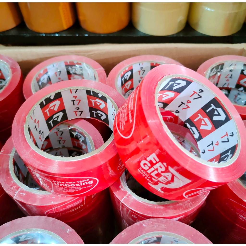 Jual Baru Lakban Unboxing 45mm x 100yard Selotip Packing Fragile Jangan ...