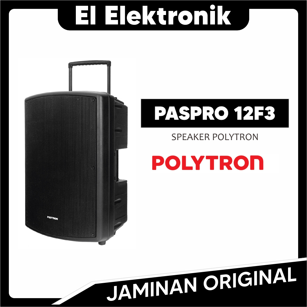 Jual Speaker POLYTRON PORTABLE PASPRO 12F3 | Shopee Indonesia