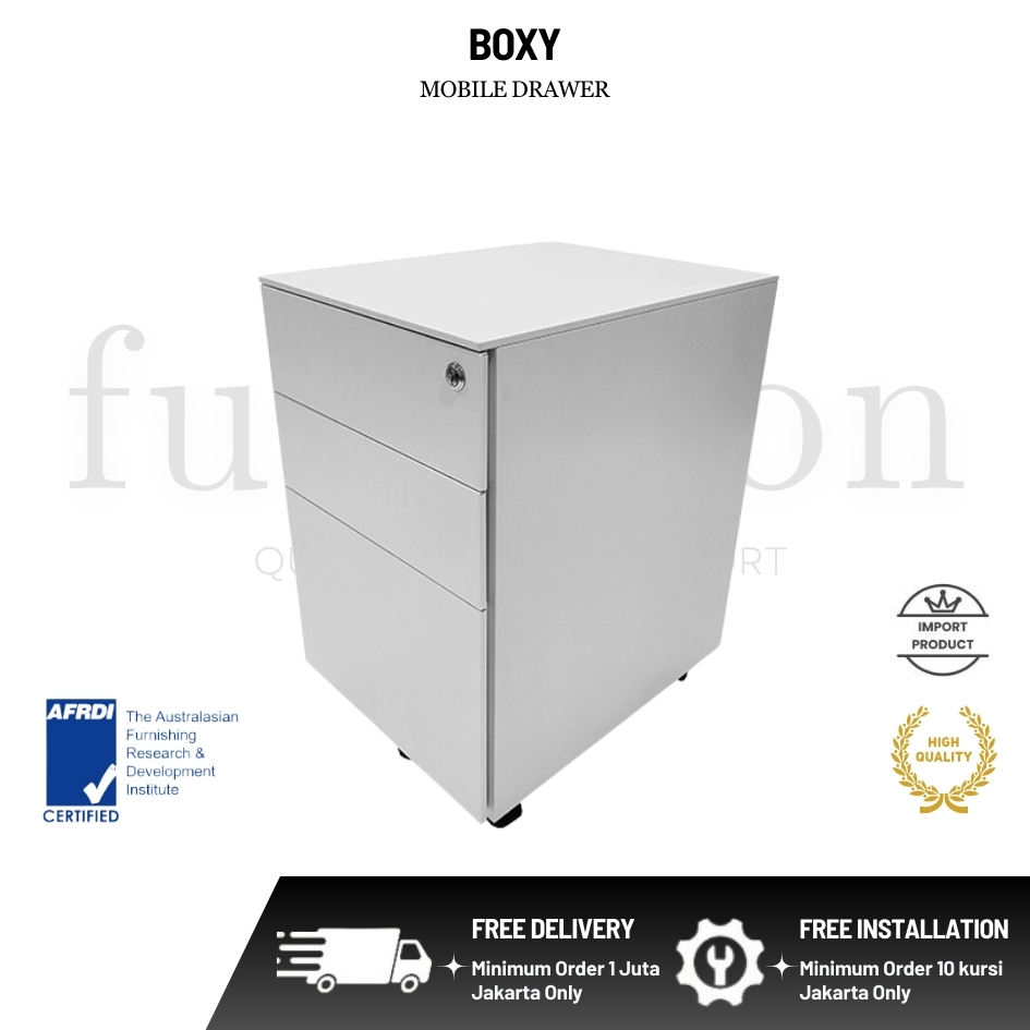 Jual Mobile Drawer Boxy Slim Furnicon / Lemari Besi Arsip Kantor ...