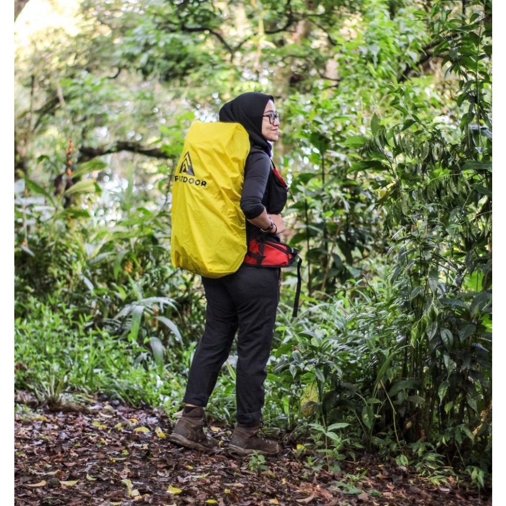 Jual Rain Cover Bag Mantel Pelindung Tas Gunung Kf Outdoor Warna Kuning ...