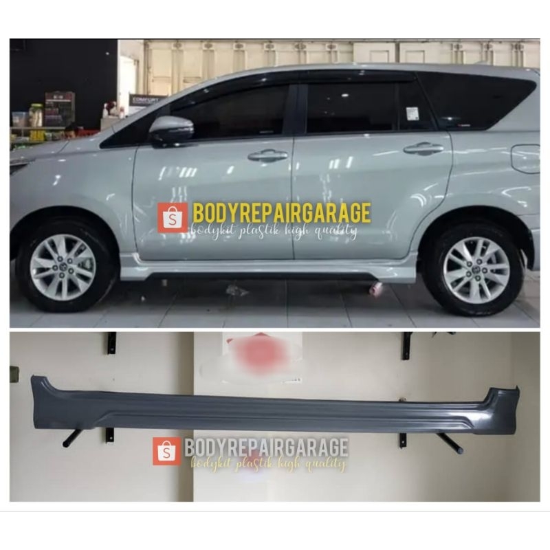 Jual bodykit samping side skirt innova reborn tithum | plastik abs ...