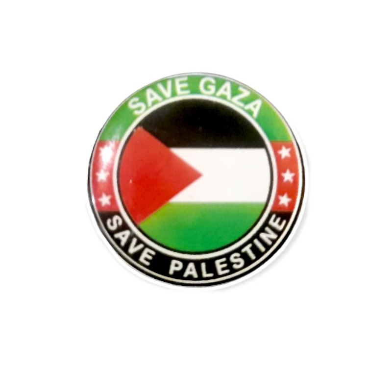 Jual Lencana Pin Save Gaza / Save Palestine - Bahan Fiberglass Ukuran 3 ...