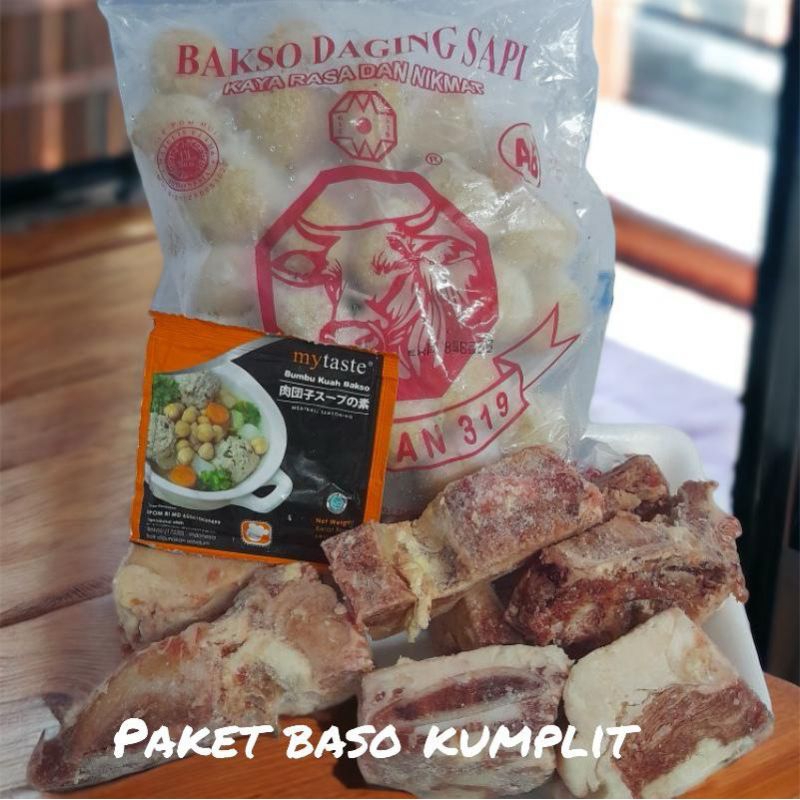 Jual Paket baso kumplit (baso tulang dan bumbu) | Shopee Indonesia