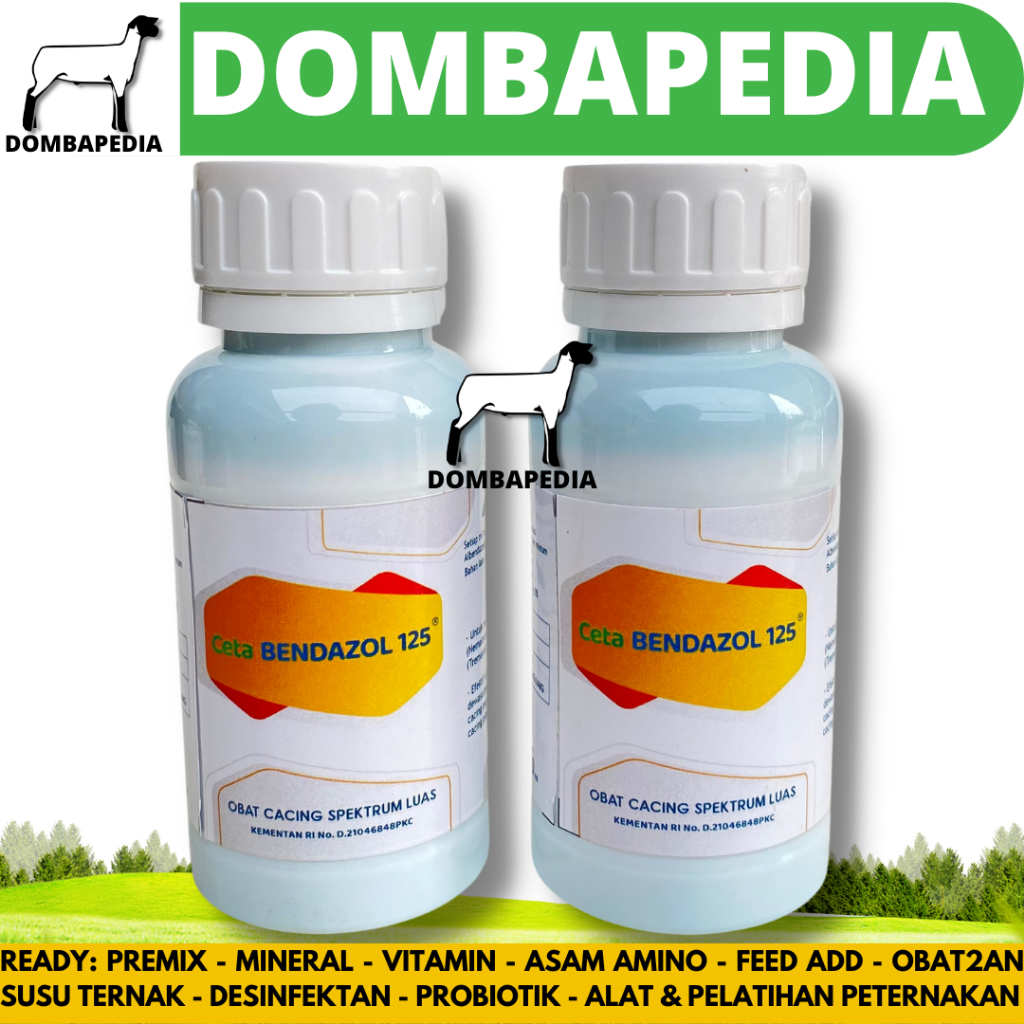 Jual CETA BENDAZOL 12,5% 100ML - Obat Cacing Ampuh Sapi Kambing Domba ...