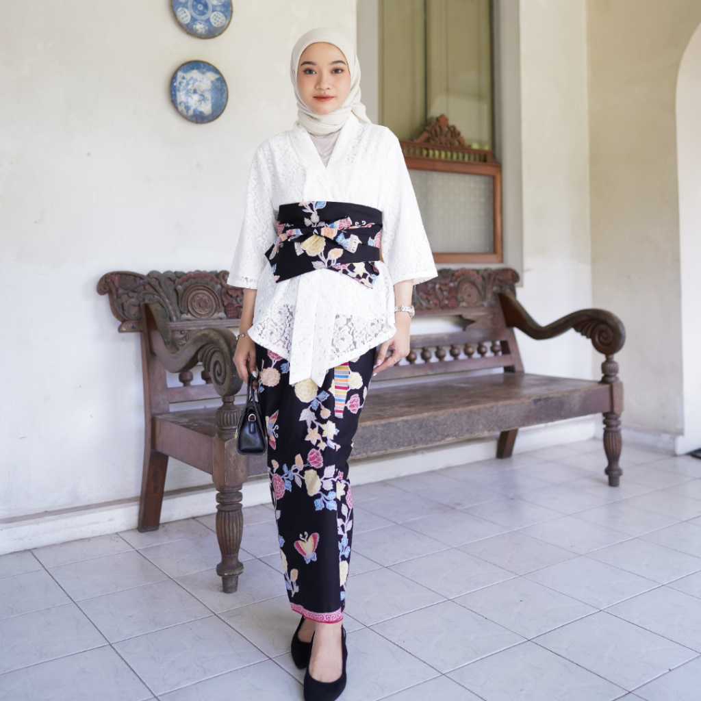 Jual Kahlaa Obi Belt Batik Bunga Sabuk Rok Lilit Batik ASMARANI OBI ...